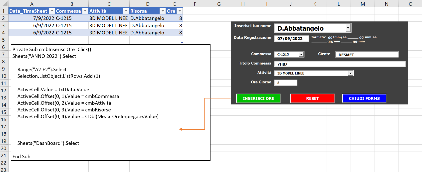 cerca valori uguali su riga tabella da dati userform – Forum Excel VBA
